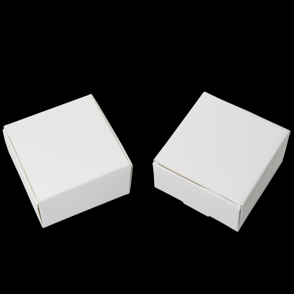 5.8*5.8*3.2cm White Kraft Paperboard Box Wedding S... – Vicedeal
