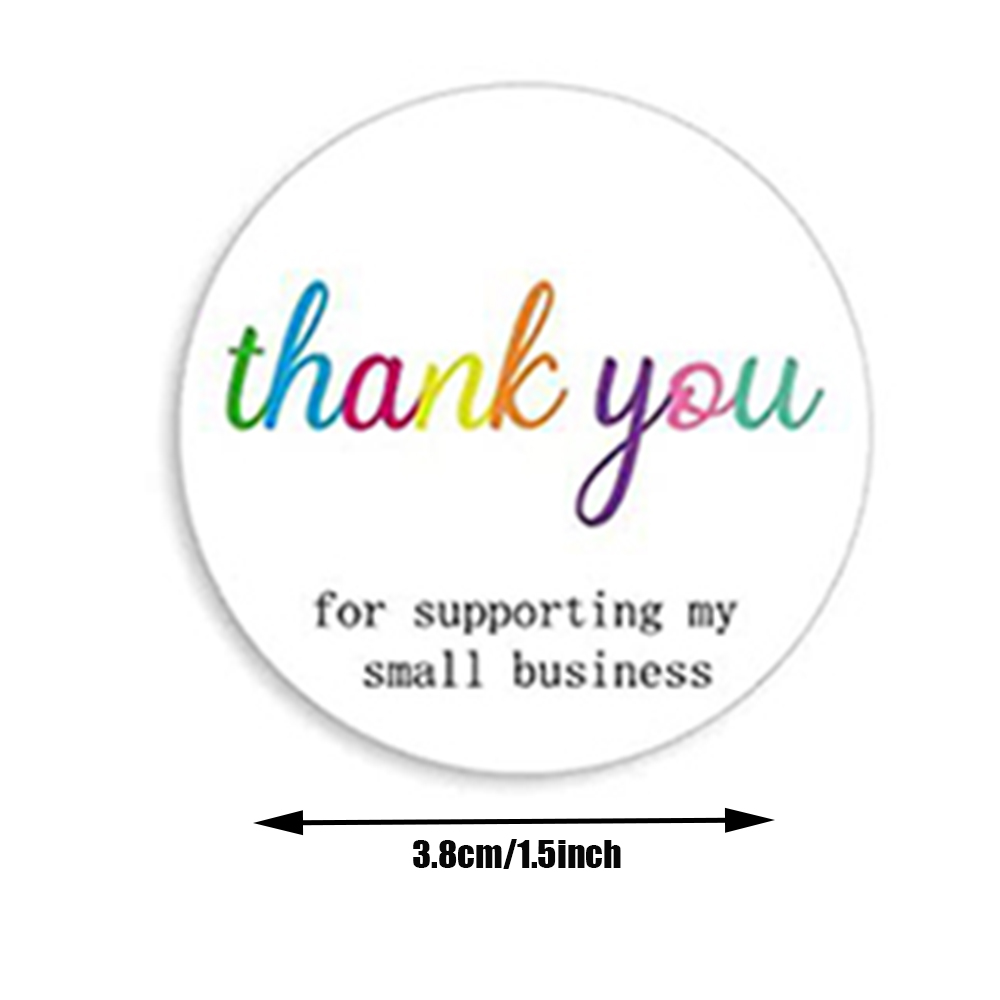 500 Pcs Thank You for Supporting My Business Stick... – Grandado