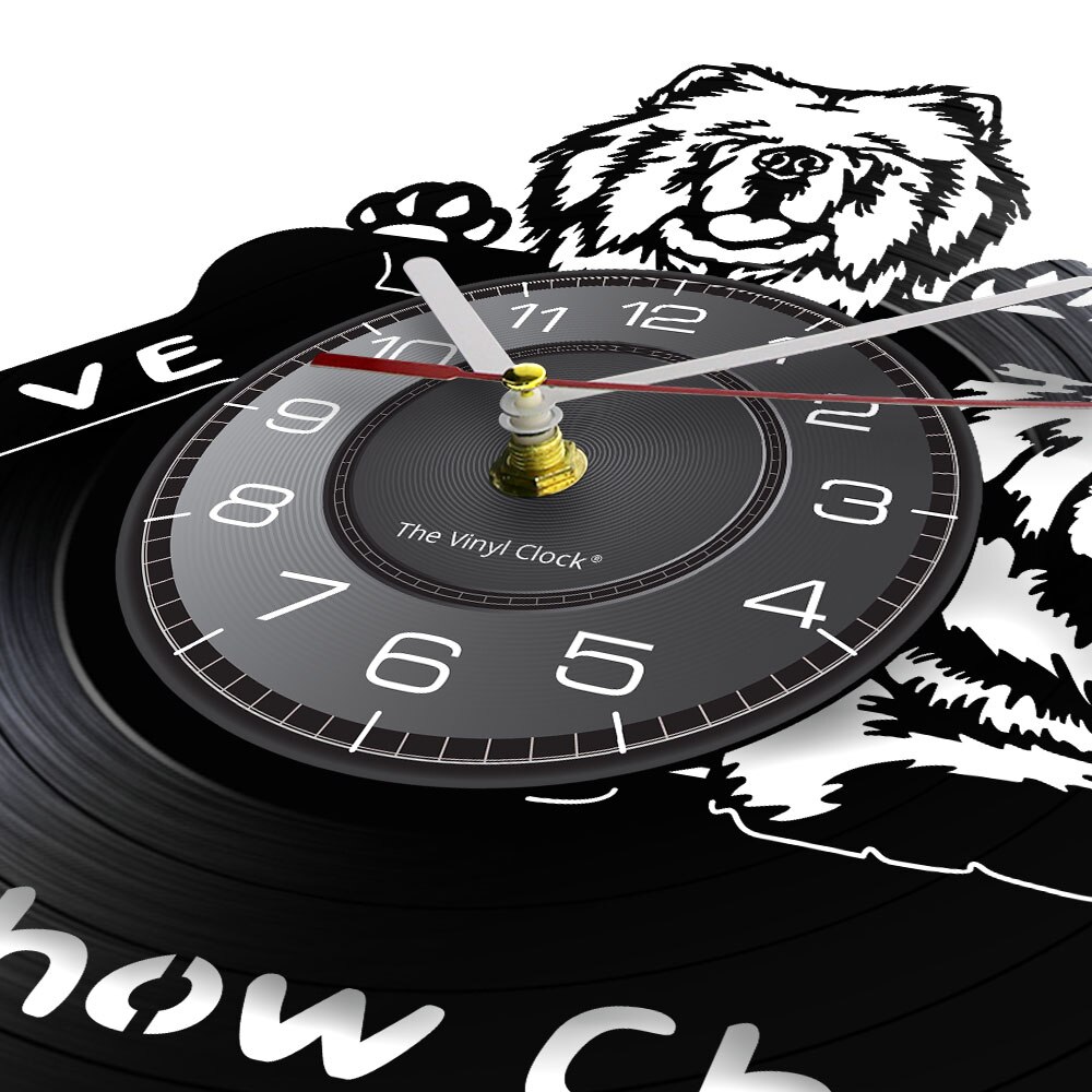 Chow Chow Verliefd Vintage Vinyl Record Wandklok S... – Vicedeal