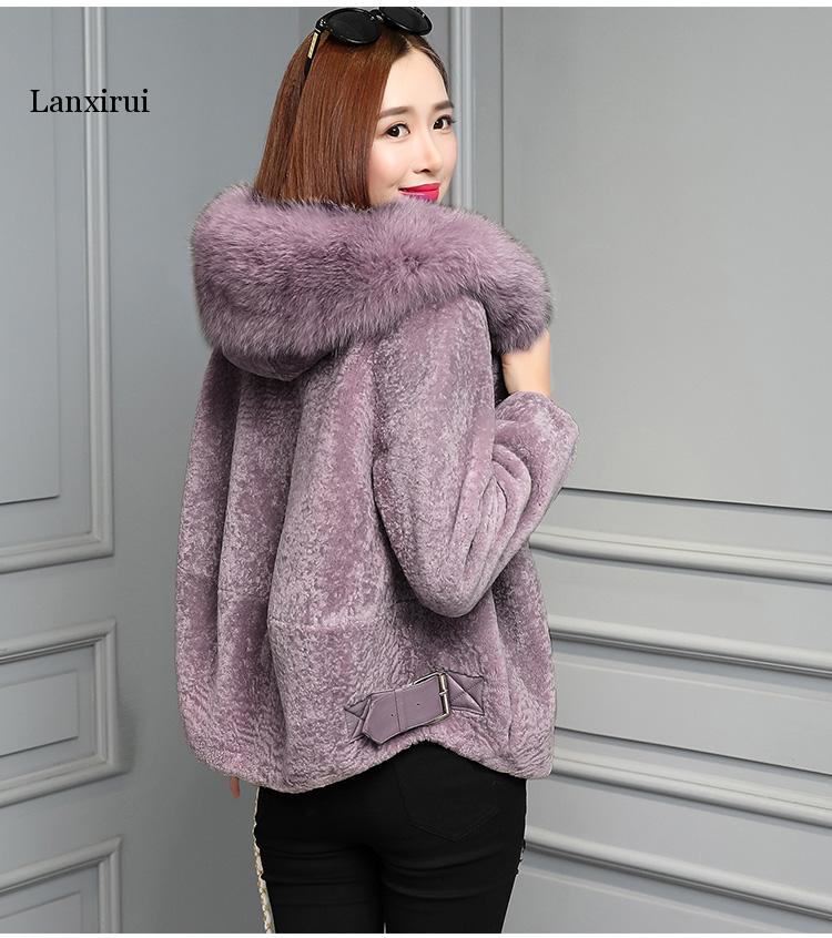Ladies Leather Jackets Faux Fur Coat Female Winter... – Grandado