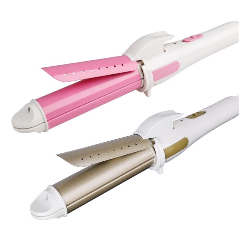 3 In 1 Triple Hair Curling Iron Hair Straightener ... – Vicedeal