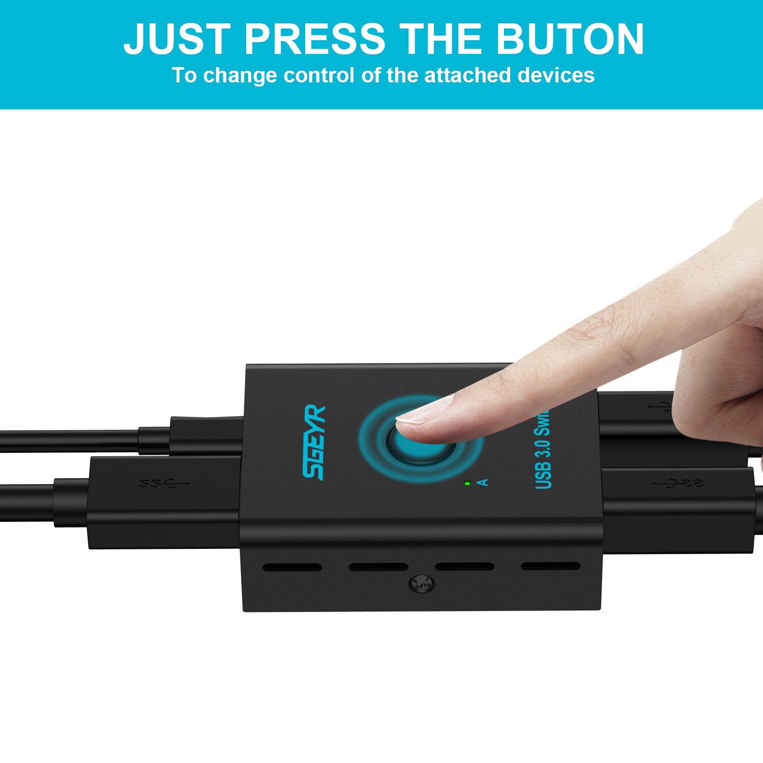 USB 3.0 Switch Selector 2 in 1 Out USB Switcher fo... – Grandado