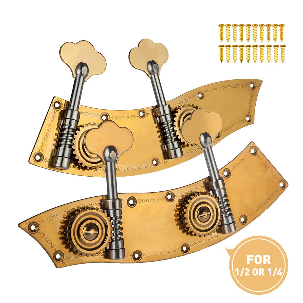 1/2 1/4 Upright Bass Dual Tuner Machine Bass Pegs ... – Vicedeal