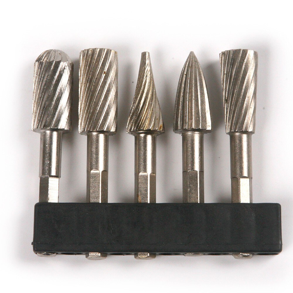 1/4" (6.35mm) Carbide Burrs Rotary File 5pcs Rotar... – Vicedeal