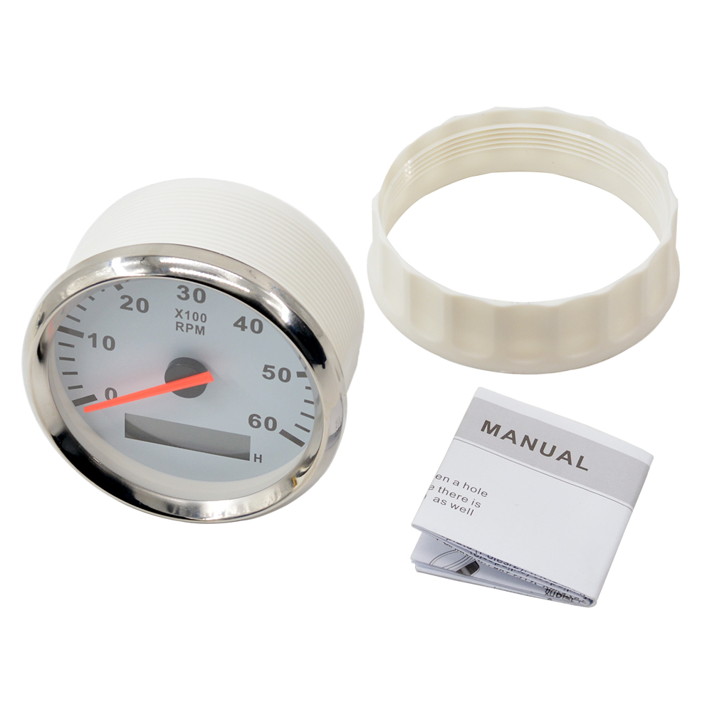 85Mm 12/24V Wit Gezicht Auto Auto Boot Toerentelle... – Grandado
