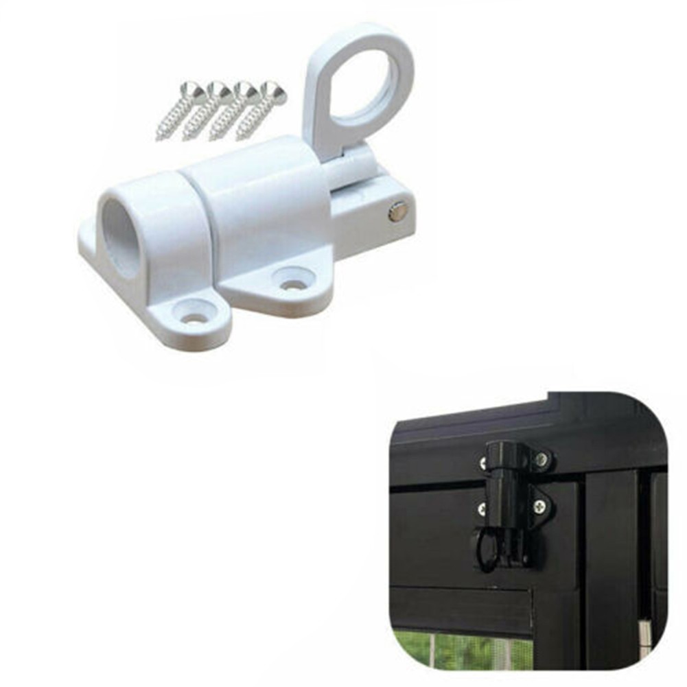 1*Self Closing Latch Bolt 4*Screws Aluminium Alloy... – Vicedeal