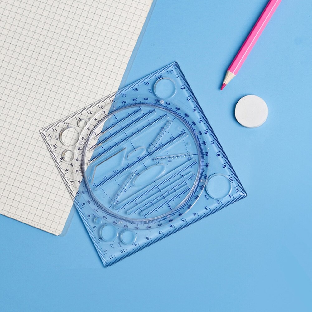 Geometry Circle Drafting Measuring Scale Ruler for... – Vicedeal