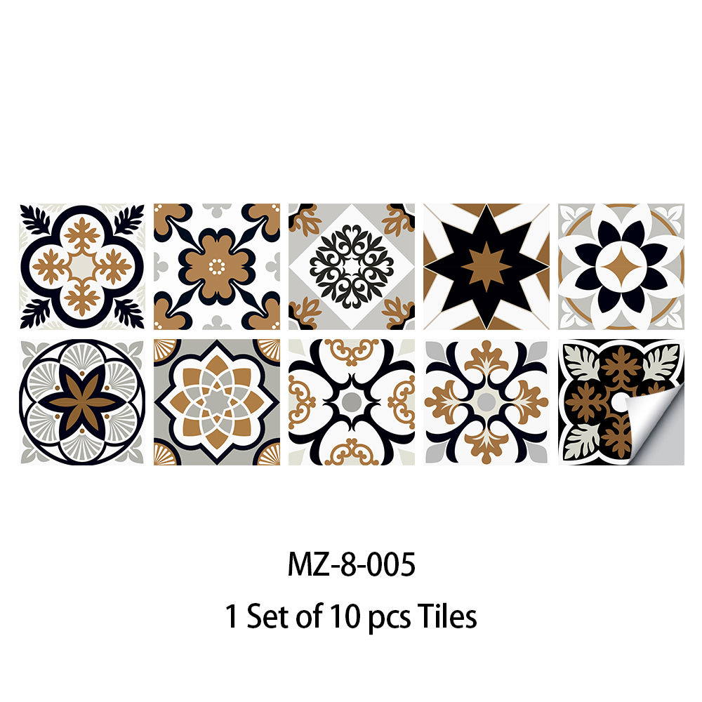 10pcs European Style Tiles Wall Sticker Kitchen Ba... – Vicedeal