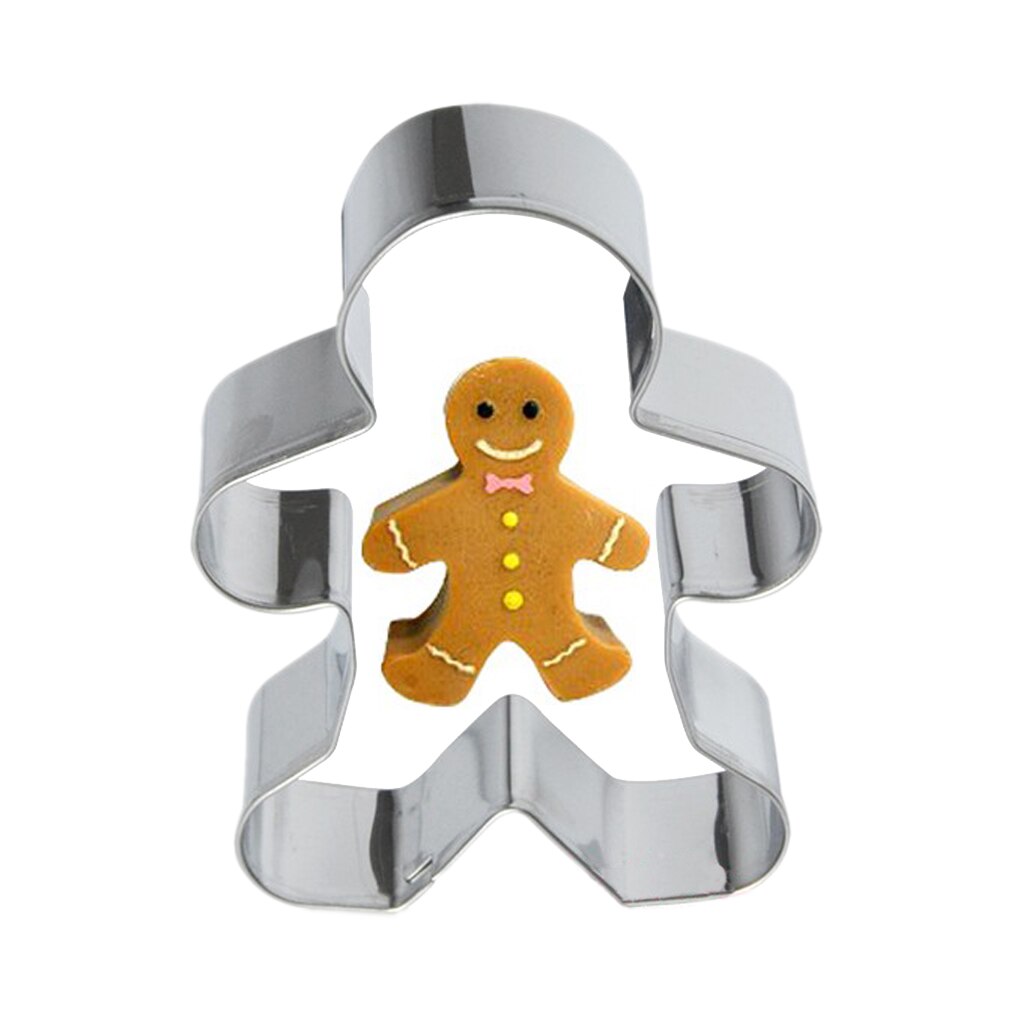 Metal Alloy Gingerbread Men Shaped Baking Biscuit ... – Grandado