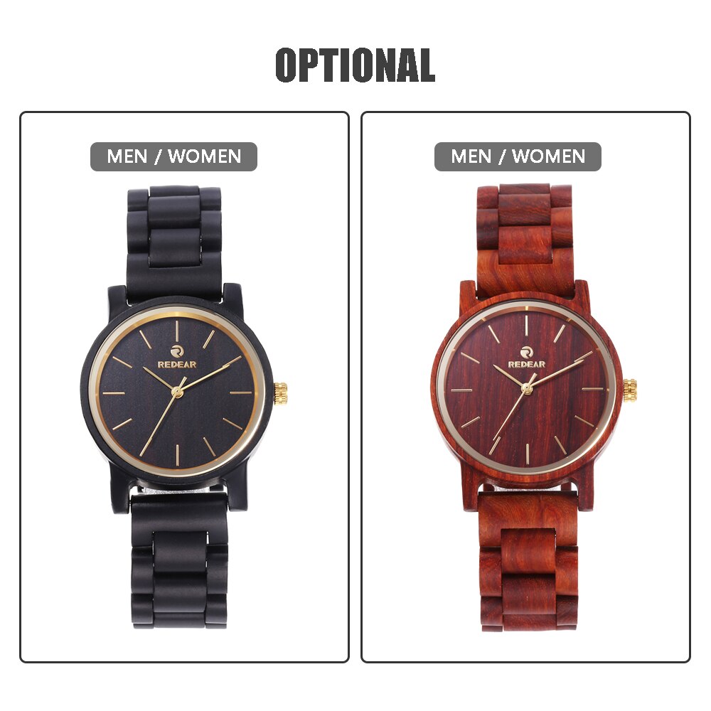 Men's Wooden Watch Wood Watch Analog Quartz Ultra ... – Grandado
