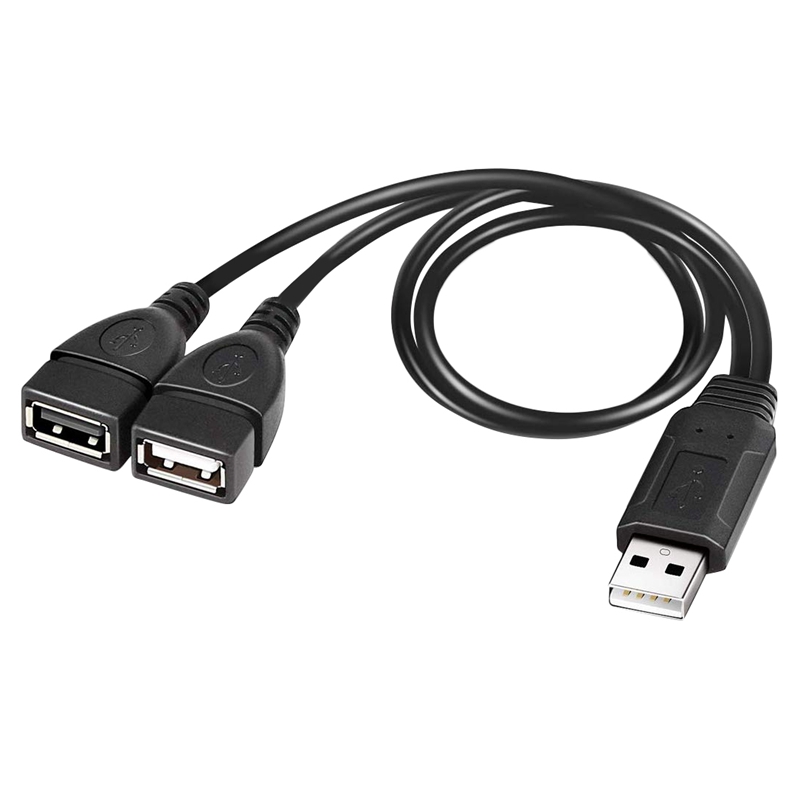 Usb Splitter Kabel, Usb 2.0 A Male Naar Dual Usb V... – Vicedeal