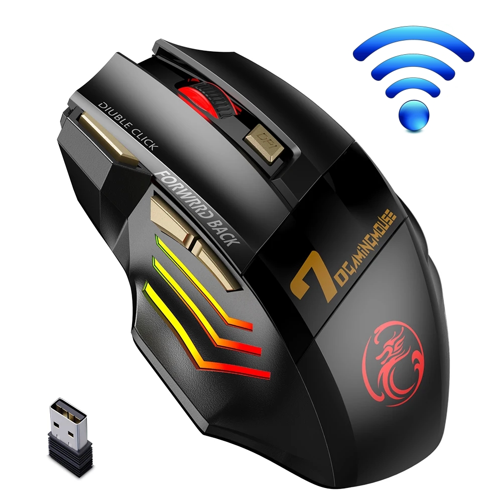 Wireless Bluetooth Mouse Wireless Mouse Rechargeab... – Grandado