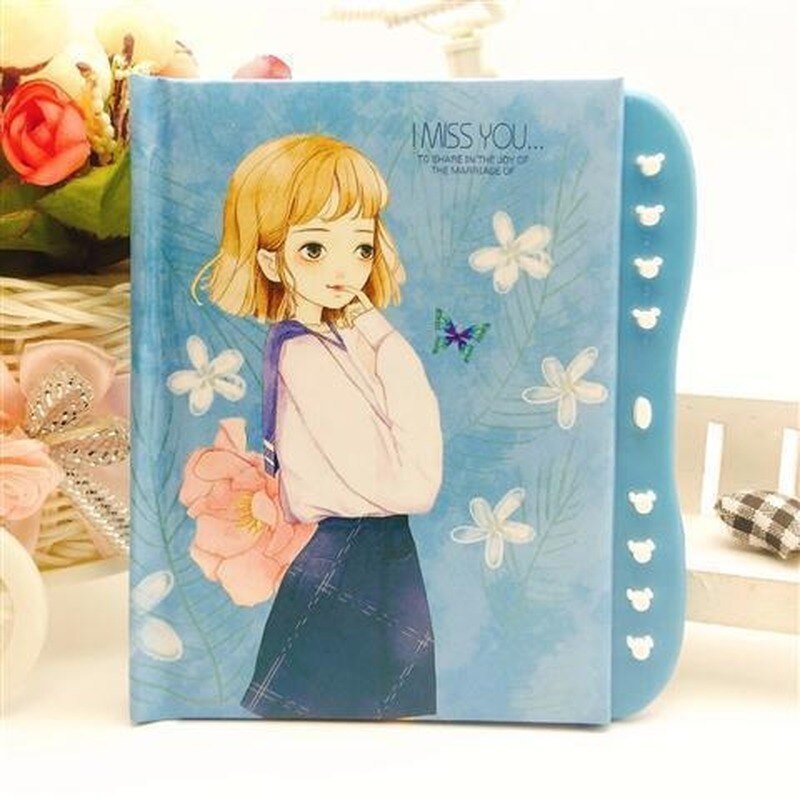 kawaii cute stationary lederen notebook encrypted ... – Grandado