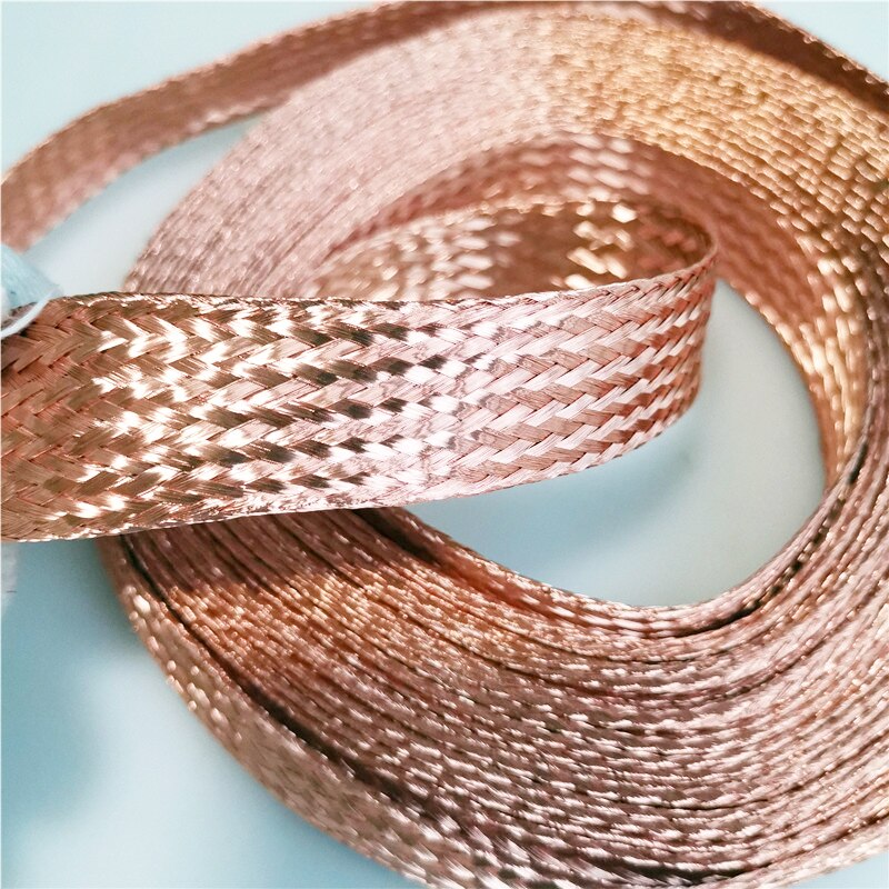 10m 10 square Flat Pure Copper Braid High Flexibil... – Grandado