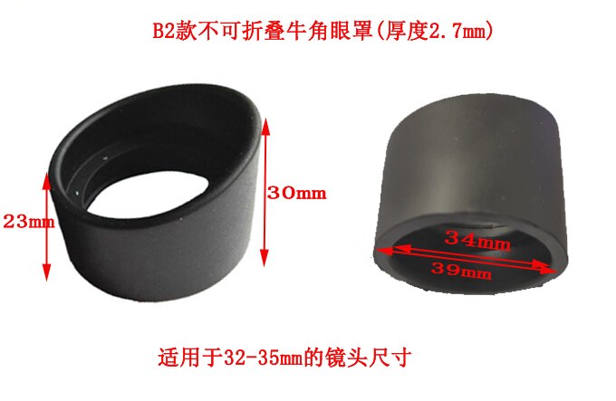 2 Stuks Rubber Eye Caps Eye Guards Voor 32-35 Mm M... – Grandado
