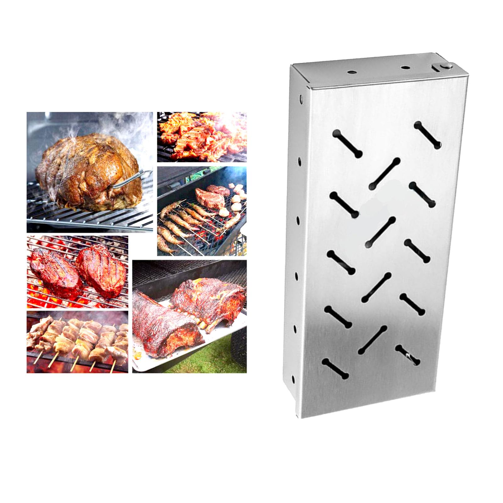 Barbecue Stainless Steel Smoker Box High-Temp Resi... – Grandado