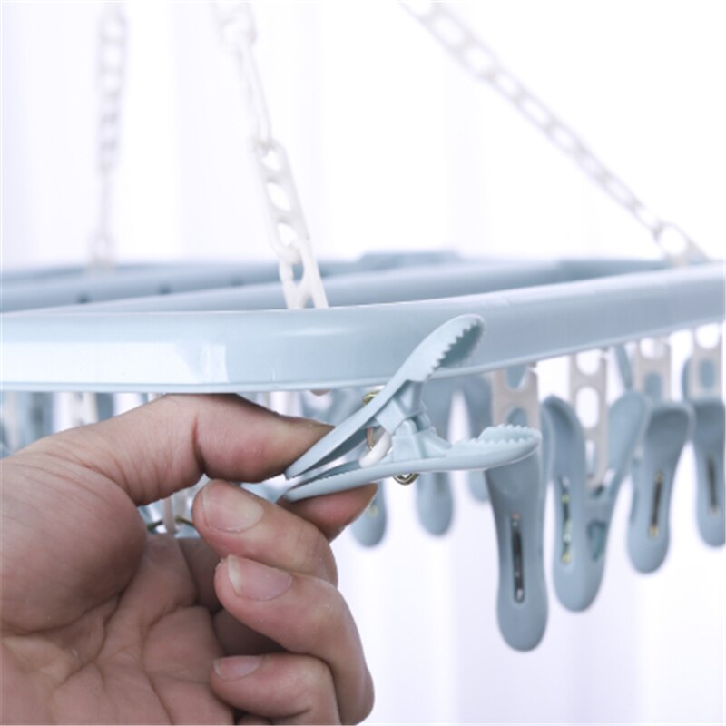32 Clip Folding Drying Rack Underwear Socks Clip M... – Grandado