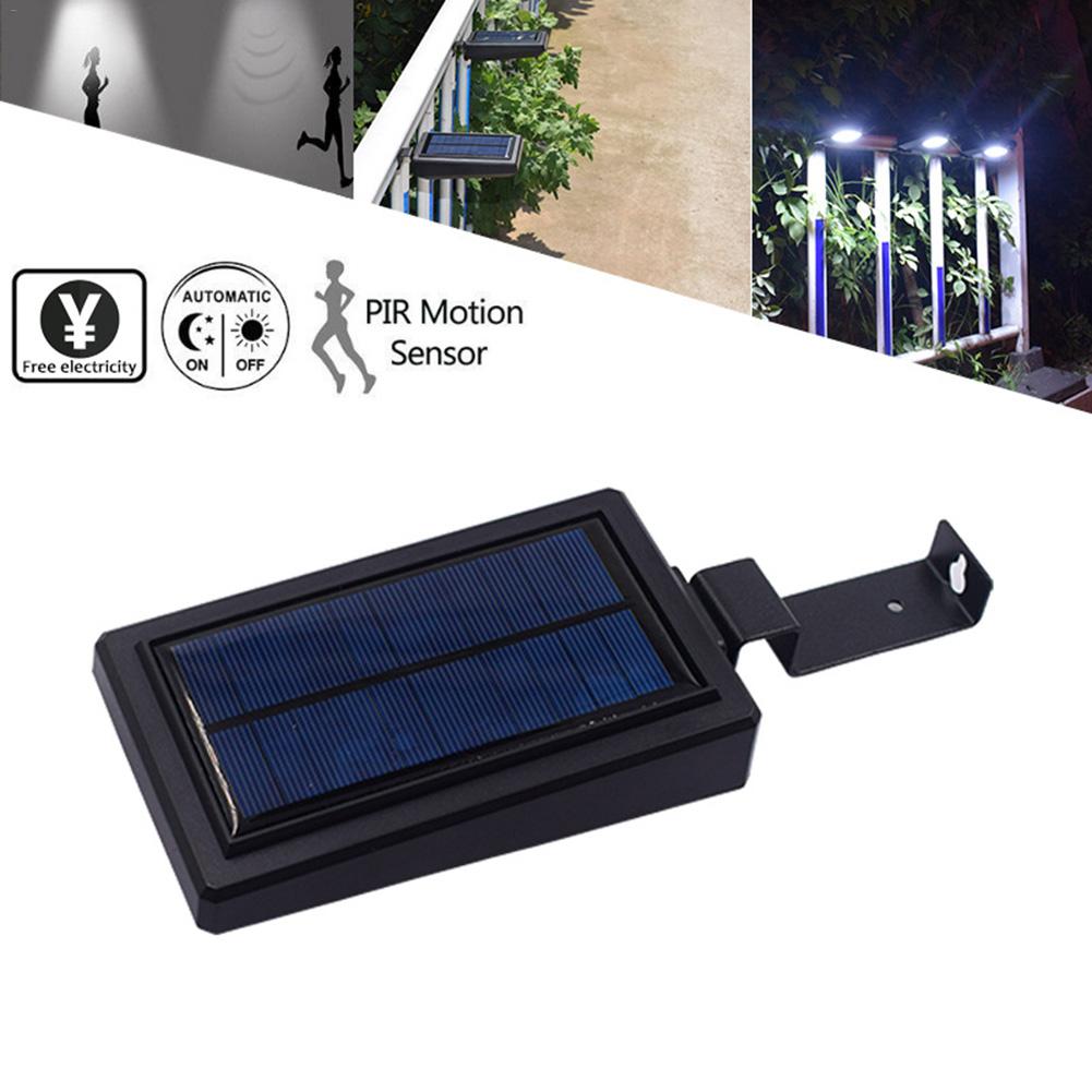 Outdoor Motion Sensor Solar Powered LED Pole Wall ... – Vicedeal