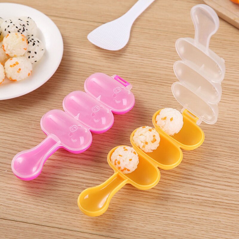 Kids Mini Rice Ball Mold Shakers DIY Food Sushi Ma... – Grandado