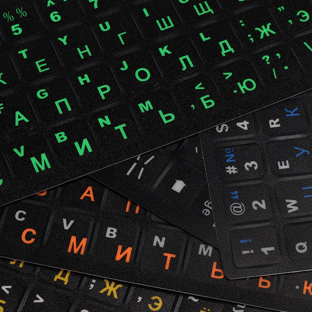 1PC Ultra-thin Russian Letters Keyboard Stickers F... – Grandado