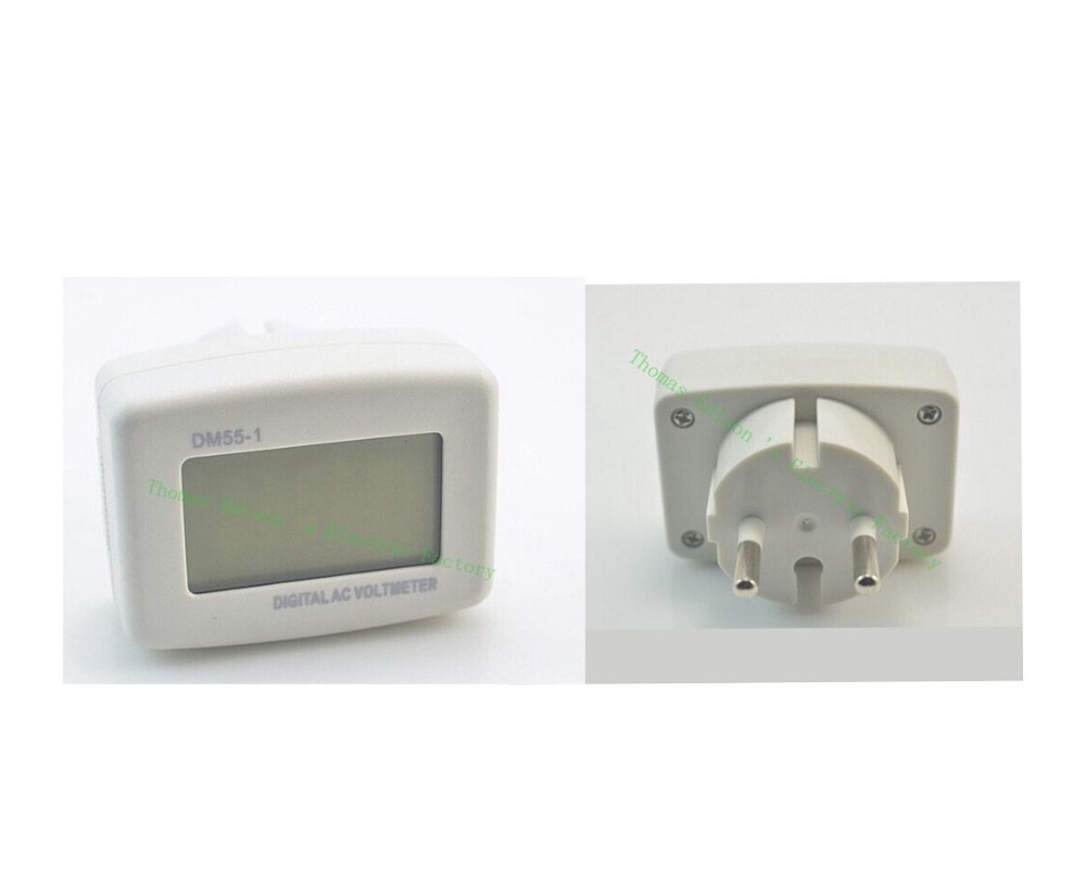 LCD 110V 220V AC Digital Voltage Voltmeter Househo... – Grandado