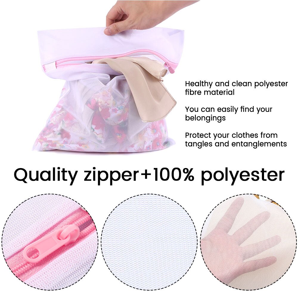 7PCS/Set Mesh Laundry Bag Polyester Laundry Wash B... – Grandado