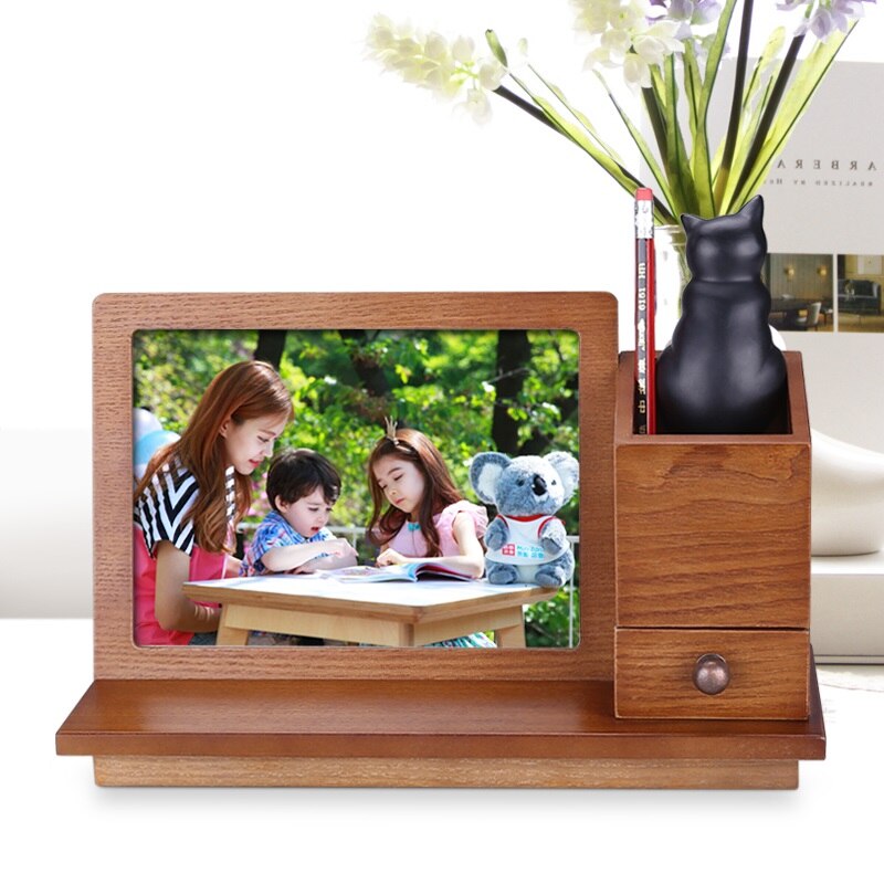 Wooden Photo Frame European Retro Style Photo Fram... – Grandado