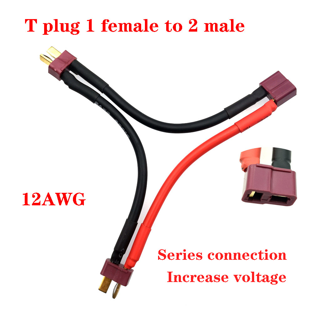 1pcs XT60 XT30 TRX T Type Plug 1 Female 2 Male Ser... – Grandado