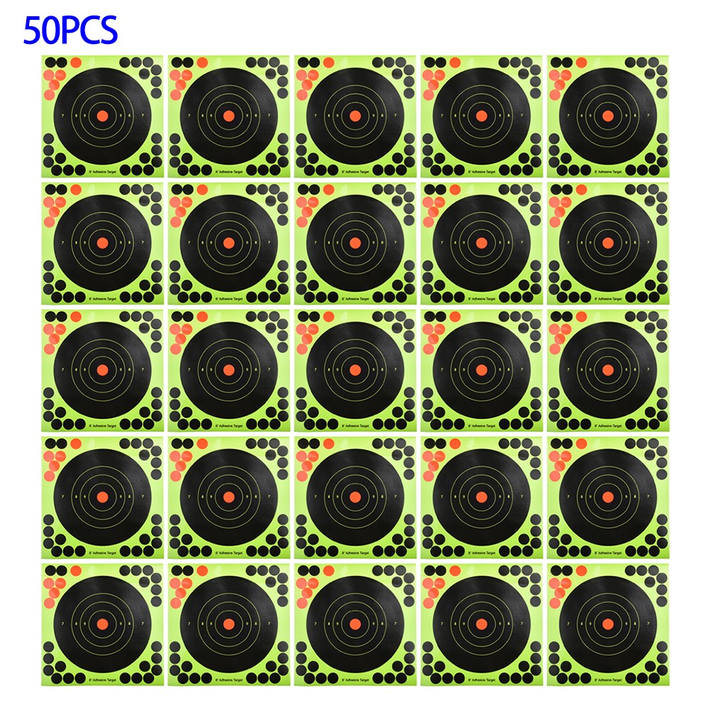 50pcs Target Papers Sticks Per Pack Splash Flower ... – Grandado