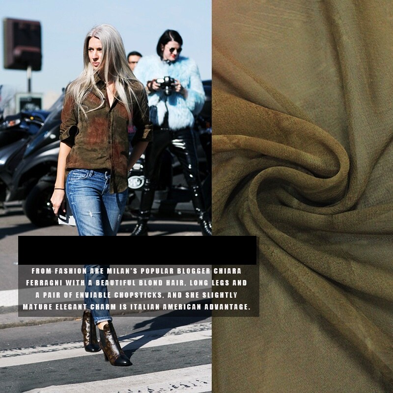 And the wind jet chiffon shirt fabric cloth hemp f... – Grandado