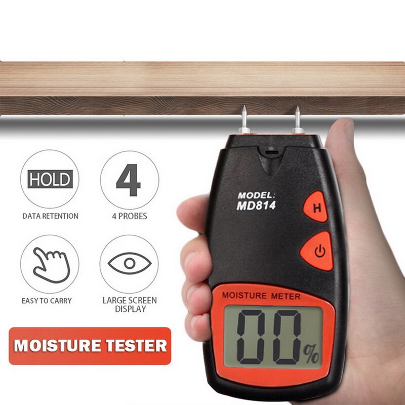 Two Pins Digital Wood Moisture Meter Wood Humidity... – Grandado