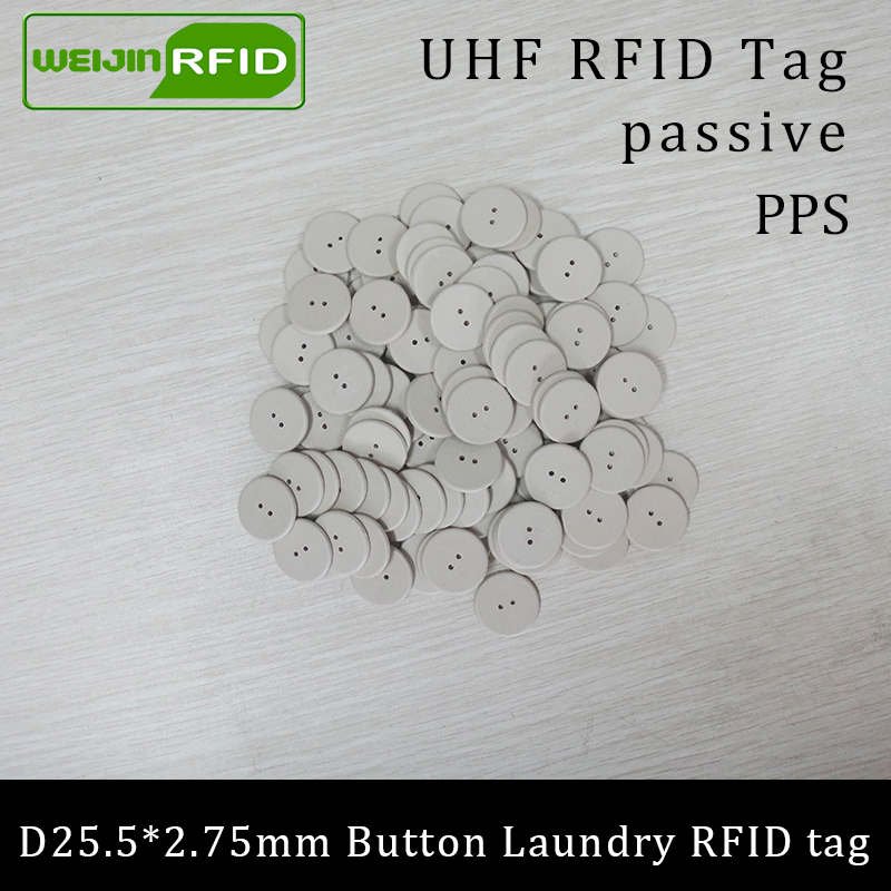 UHF RFID tag laundry PPS button Washable heat resi... – Grandado