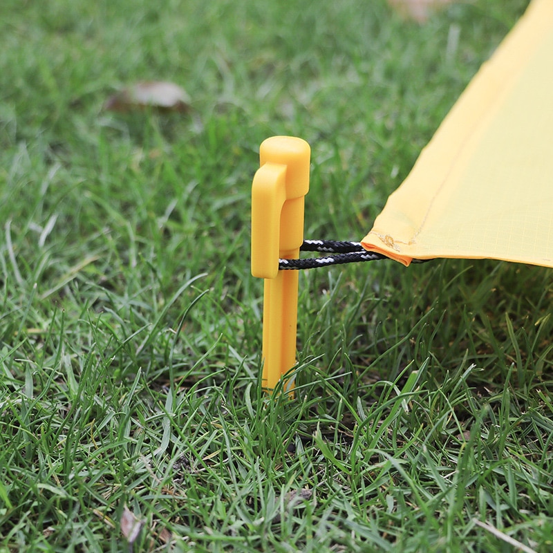 10 Pcs Outdoor Travel Camping Tents Stakes Pegs Pi... – Grandado