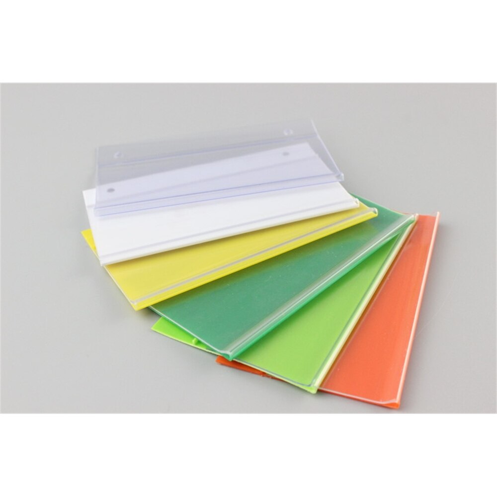 50pcs Pop Price Card Frame Clear Pvc Price Tag Lab... – Grandado