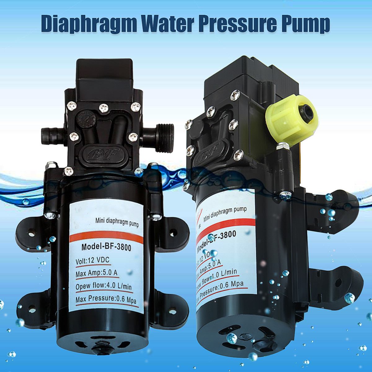 Dc 12V Water Zelfaanzuigende Membraanpomp Druk Pom... – Vicedeal