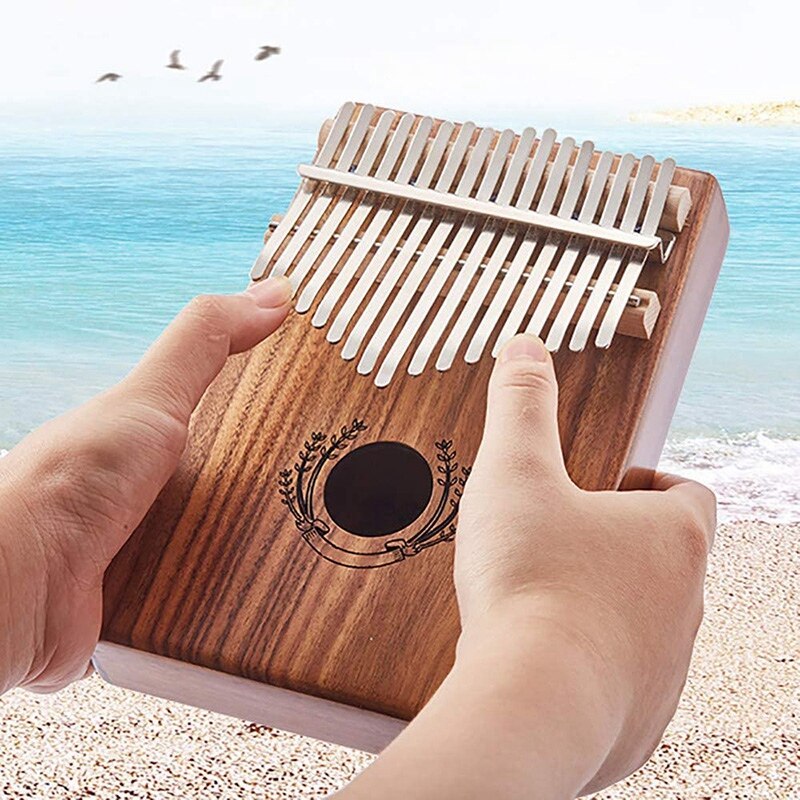 Karim Bambila 17-Key Acacia Thumb Piano, Keyboard ... – Vicedeal