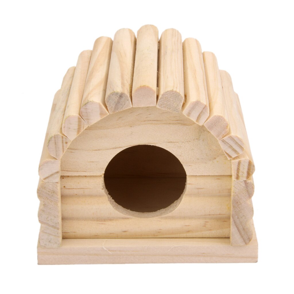 Arch Wooden Dome House Bedroom Dwarf for Hamster G... – Grandado