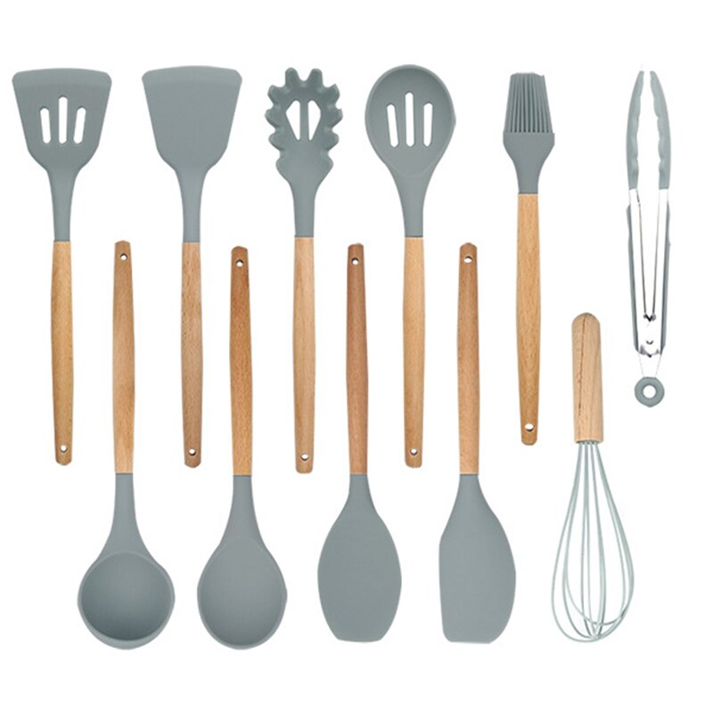 Beech wood utensil serving spaghetti slotted spatu... – Vicedeal