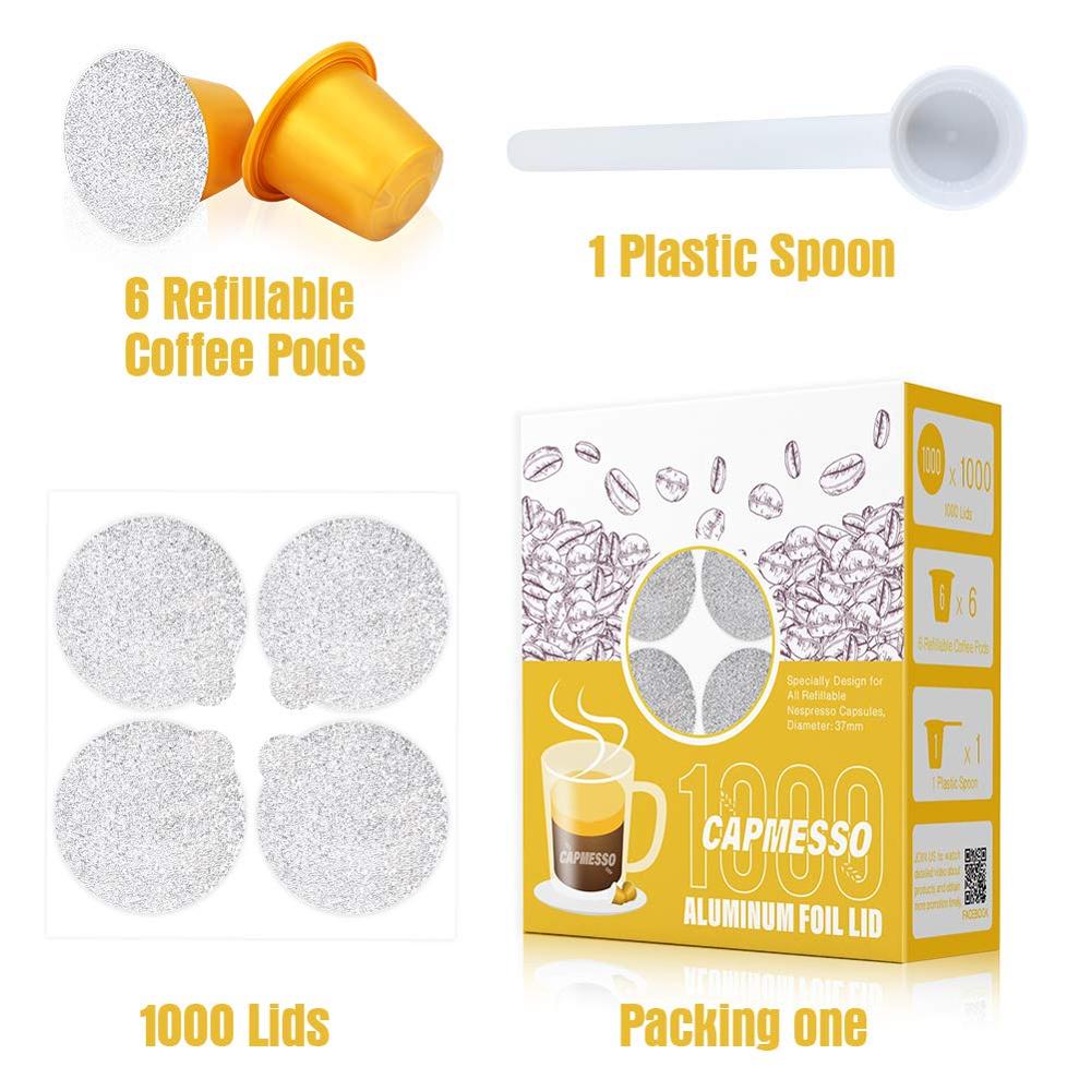 Capsules rechargeables, couvercles scellés, dosett... – Grandado