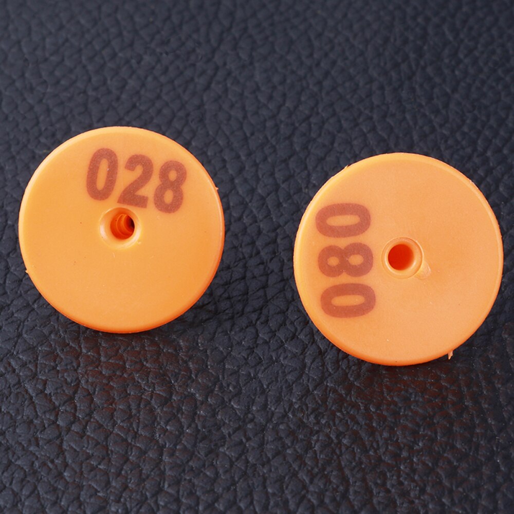 100pcs 1-100 Number Plastic Livestock Ear Tags Lar... – Vicedeal
