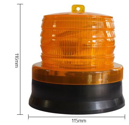 LED solar Warning Light 12V-24V Solar Flashing Str... – Grandado