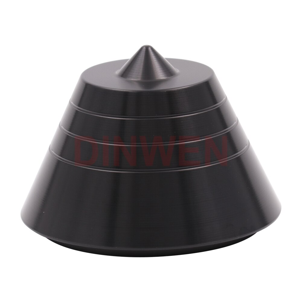 4PCS Silver Black Machined Solid Aluminum cone Fee... – Vicedeal
