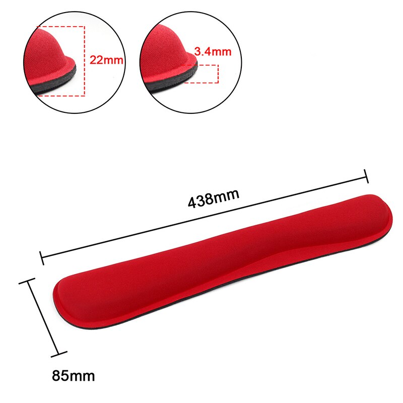 2pcs Set Mouse Keyboard Wrist Rest Support Pad Set Grandado