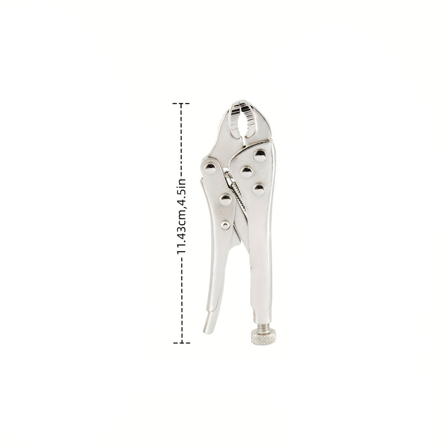 4.51 in. Curved Jaw Locking Pliers Mini Locking Pl... – Grandado