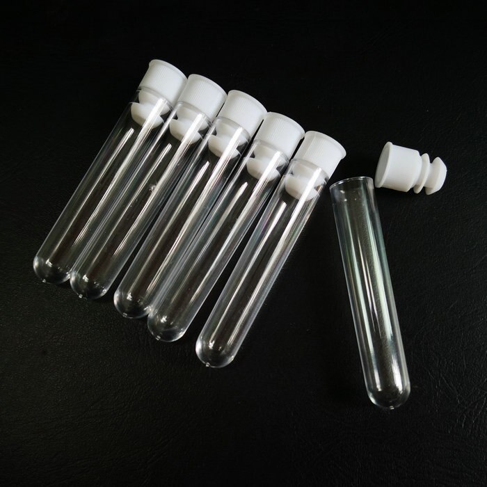 100pcs/lot 12x60mm Lab Round Bottom Plastic Test T... – Vicedeal