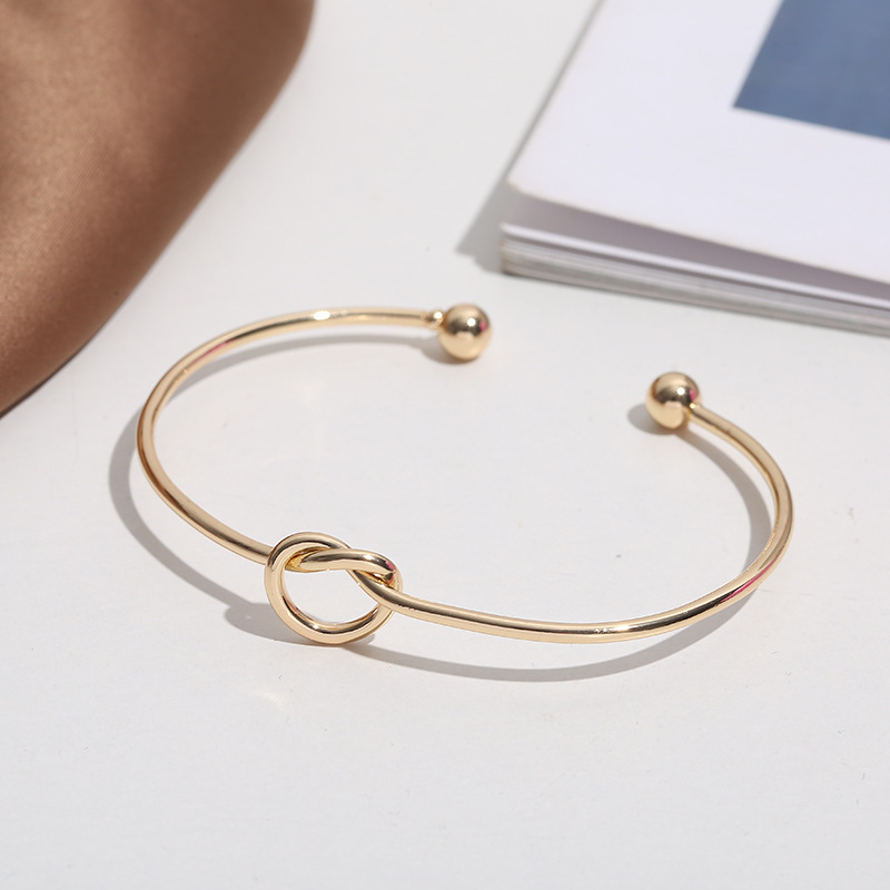 Trendy Open Bracelet Bangles for Women Metal Twist... – Grandado