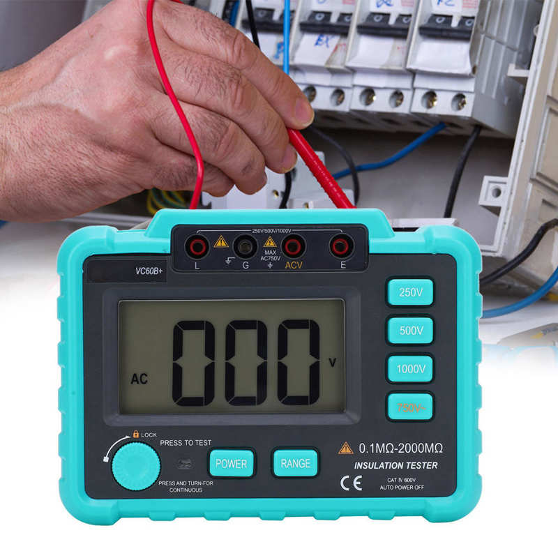 Abs Isolatieweerstandstester VC60B + 0.1M-2000M Oh... – Vicedeal