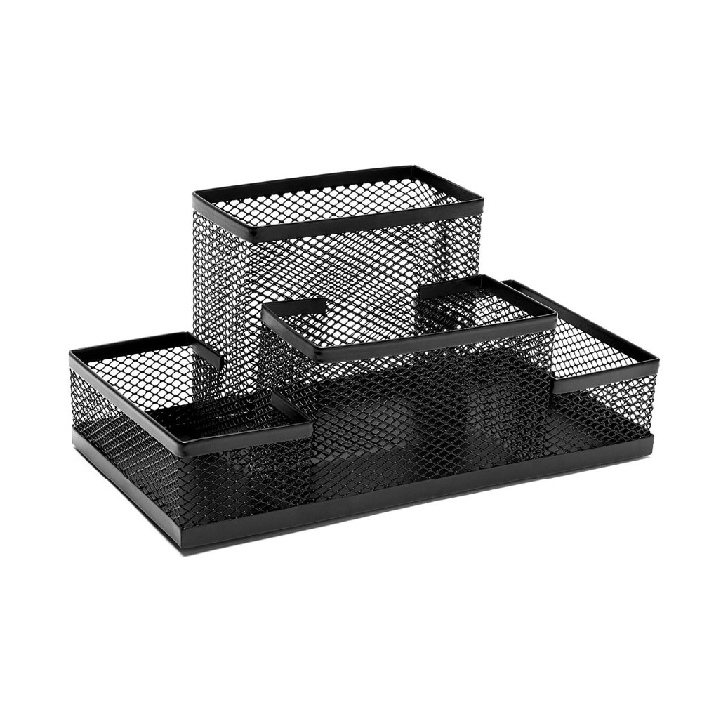 XRHYY Mesh Desk Organizer with 4 Compartments Offi... – Grandado