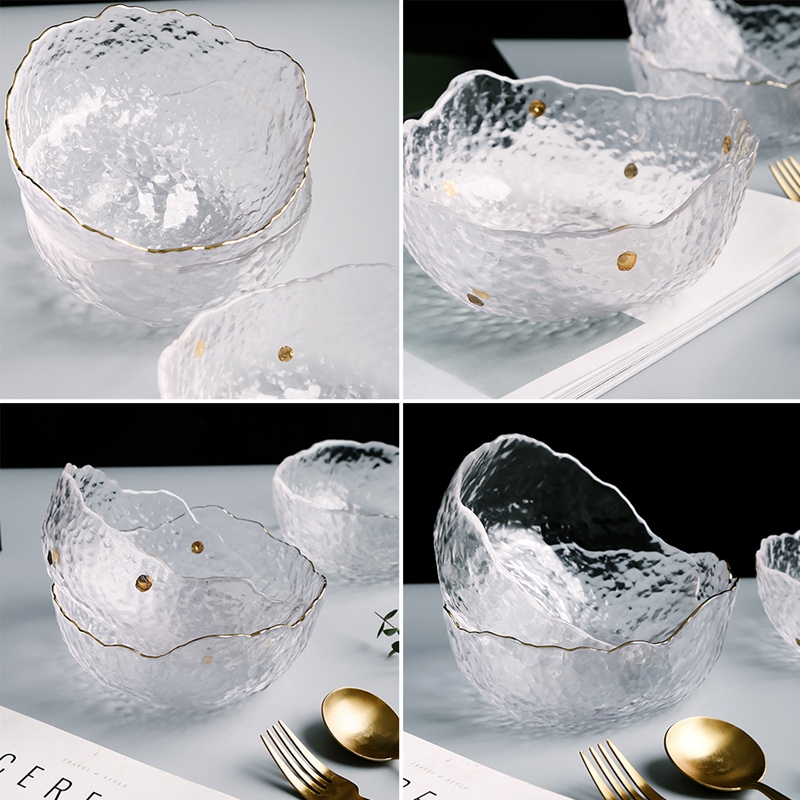 Glass Serving Bowl Decorative Pottery Dinner Plate... – Grandado