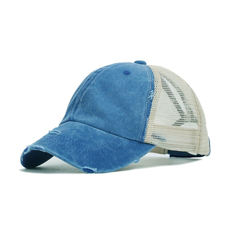 Baseball Caps Mesh Cotton Adjustable Back Portable... – Grandado